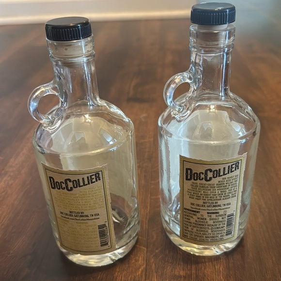 Doc Collier | Dining | Doc Collier Glass Moonshine Bottles | Poshmark